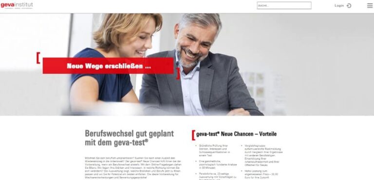 Online-Studienwahl und passende Berufe mit dem geva-test® - Abitur ...